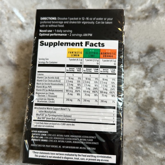 prüvit | Other | Prvit Mitoplex Upgraded Electrolytes New In Box Sealed ...